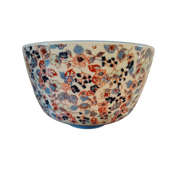 Anthropologie | Dining | Liberty For Anthropologie Bowl Blue Orange Red ...